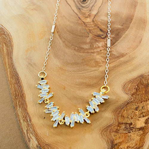 Prima:Crystal Shard Necklace – Santore Company